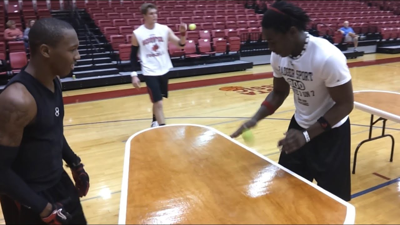 Hantis Dribbling Tricks Tennis Ball Tabletop Dribble Skills - YouTube