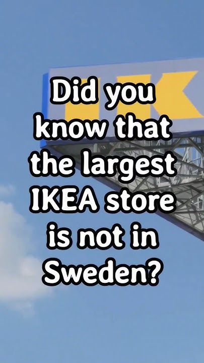 Discover the top 10 largest IKEA stores around the world! #IKEA #HomeDecor #Furniture #Top10 ...