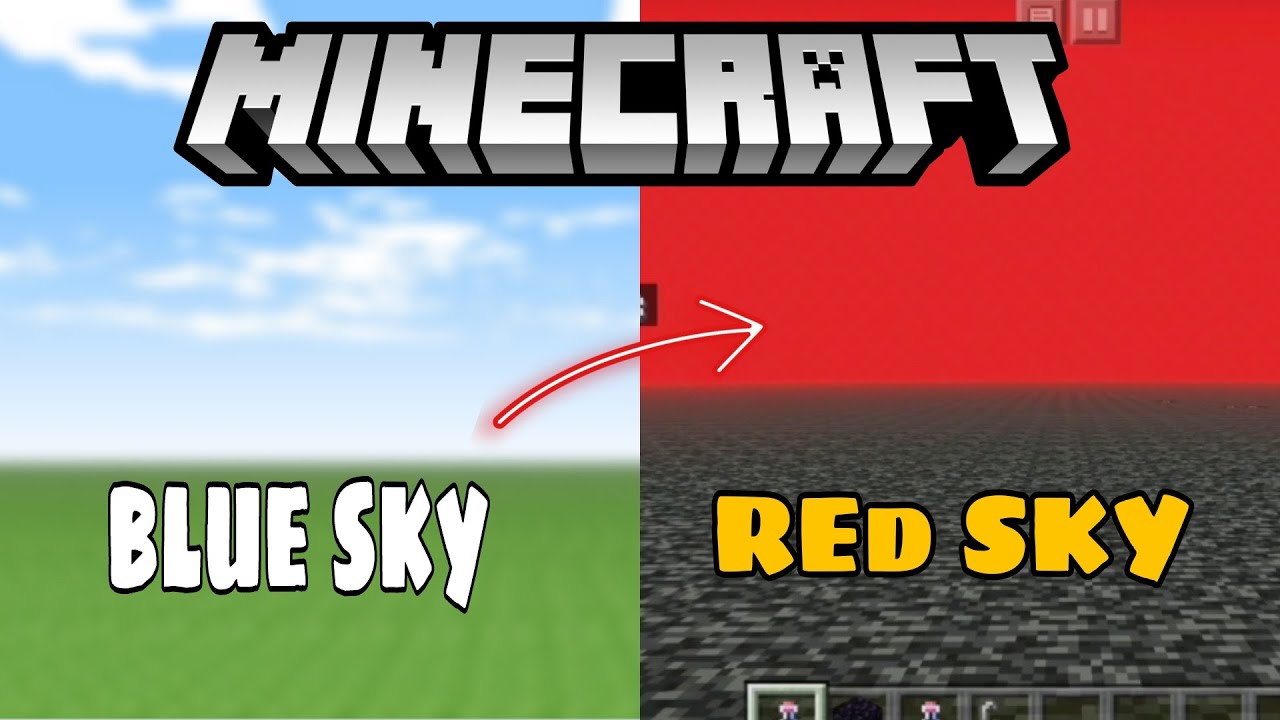 Red sky illusion. In Minecraft - YouTube