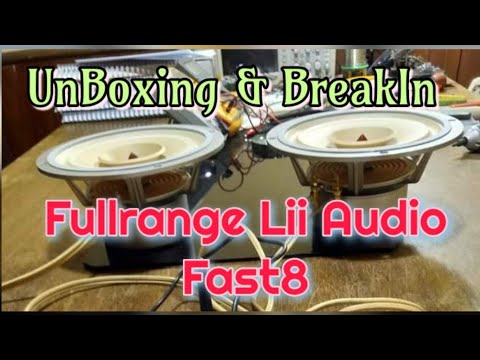Lii Audio Fast 8 Fullrange Speakers Burning Part# 1 - YouTube