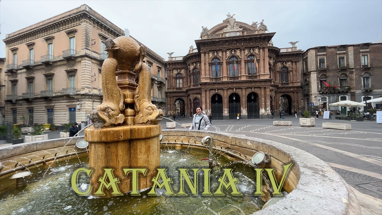 Exploring Catania IV🚶‍♂️🚶‍♀️Porta Garibaldi - Ursino Castle - Teatro ...