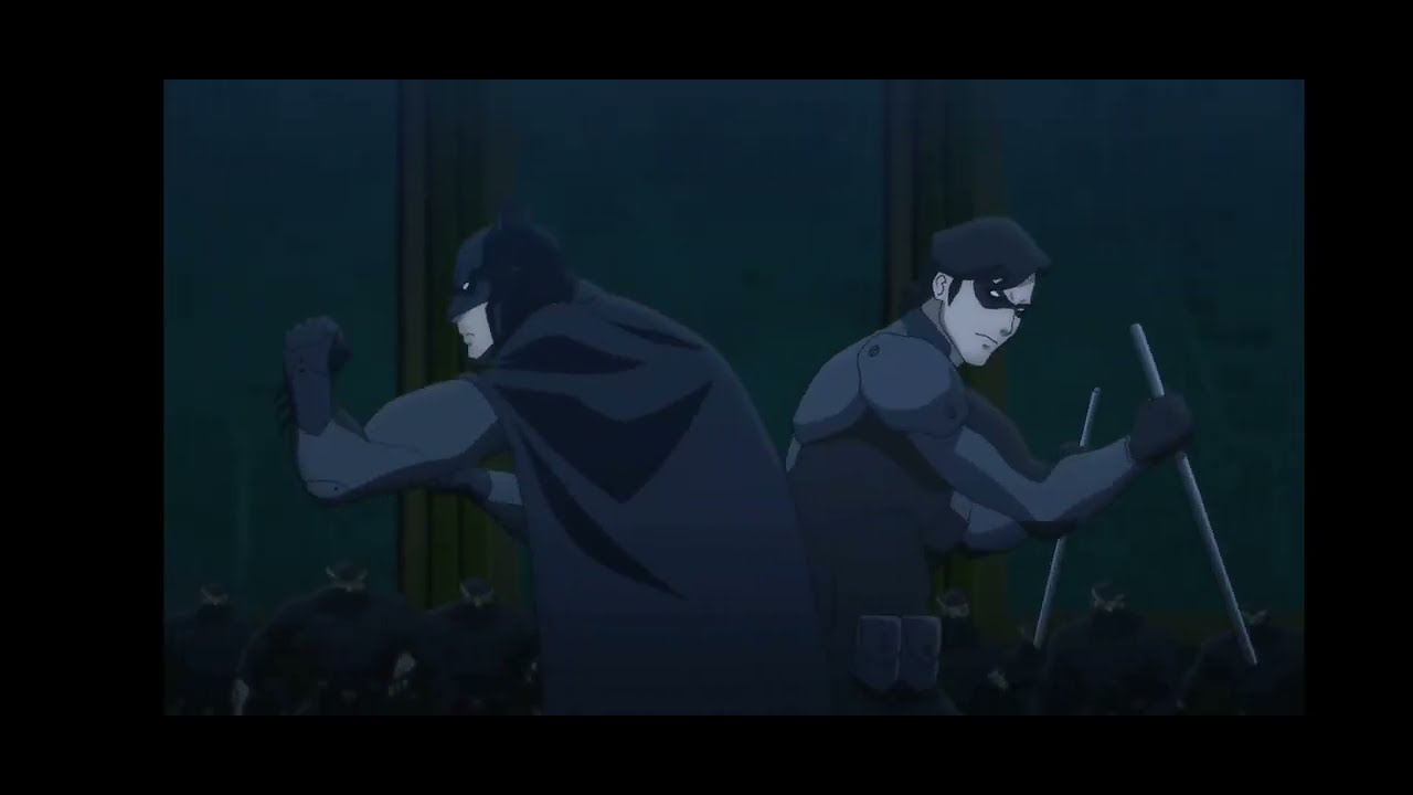 Batman vs. Robin - Wayne Manor Fight Scene (Part 1) - YouTube