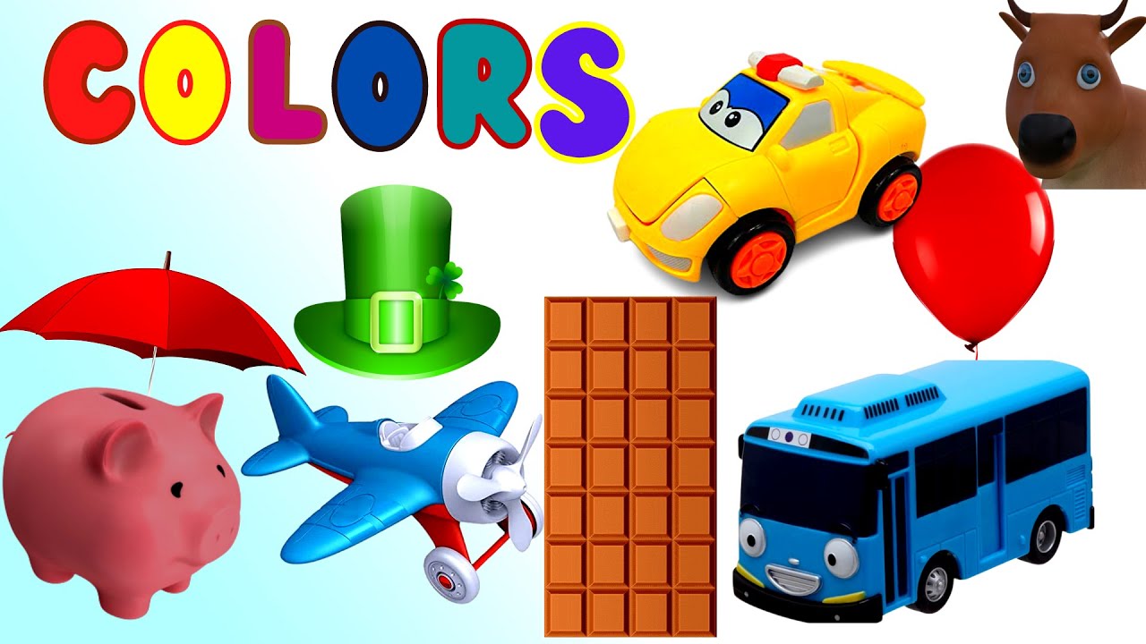 Best Learning video for colors with cows | Children | Kids | Rhymes ...
