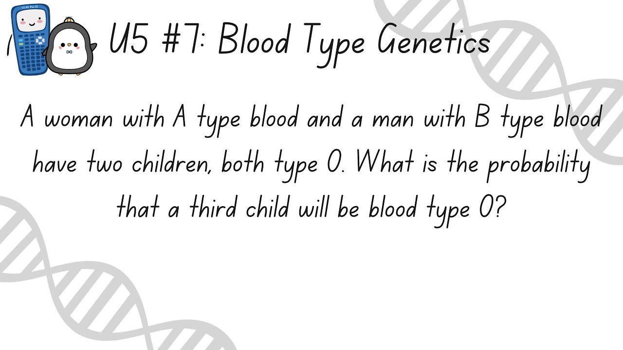 MM43 AP Bio Math Minute: Blood Type Genetics - YouTube