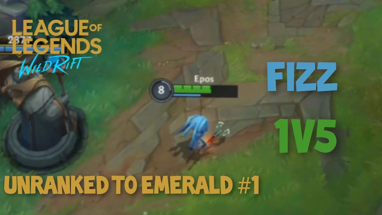 Unranked To Emerald #1 in Wild Rift Fizz gameplay - YouTube