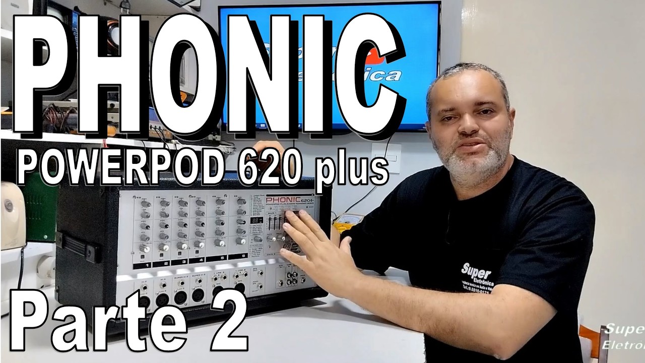 PHONIC "POWERPOD 620 plus". PT2 - YouTube