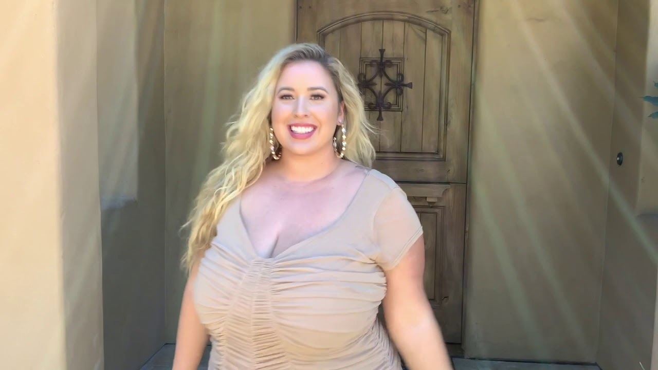 FASHION NOVA CURVE TRY ON HAUL RUCHED DRESSES! - YouTube