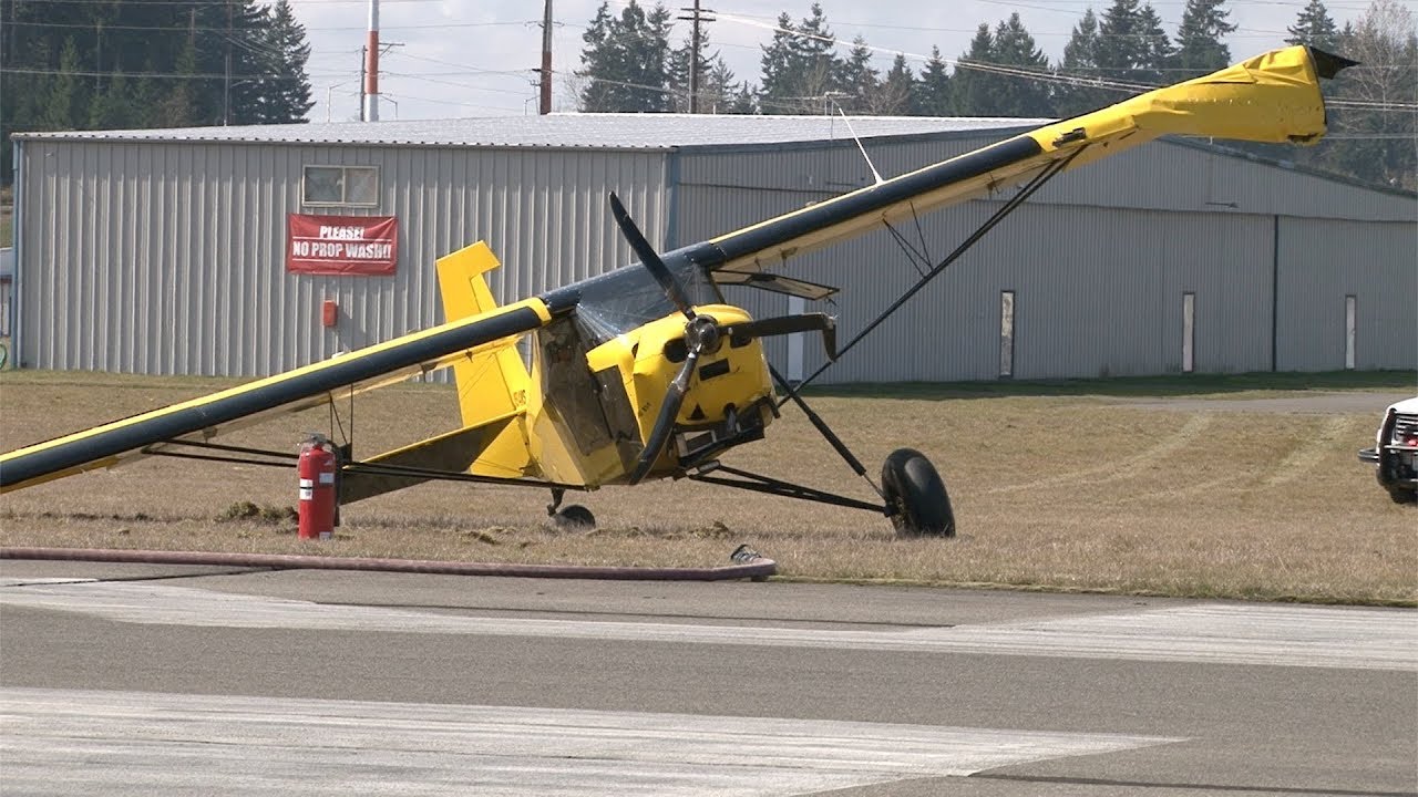Plane Crash Pierce County Airport aka Thun Field Puyallup WA - YouTube