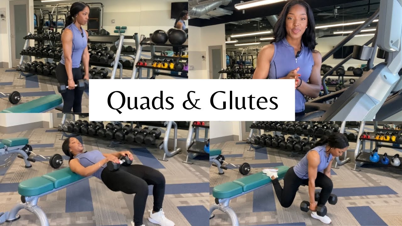 Follow along Quads & Glute Workout! - YouTube