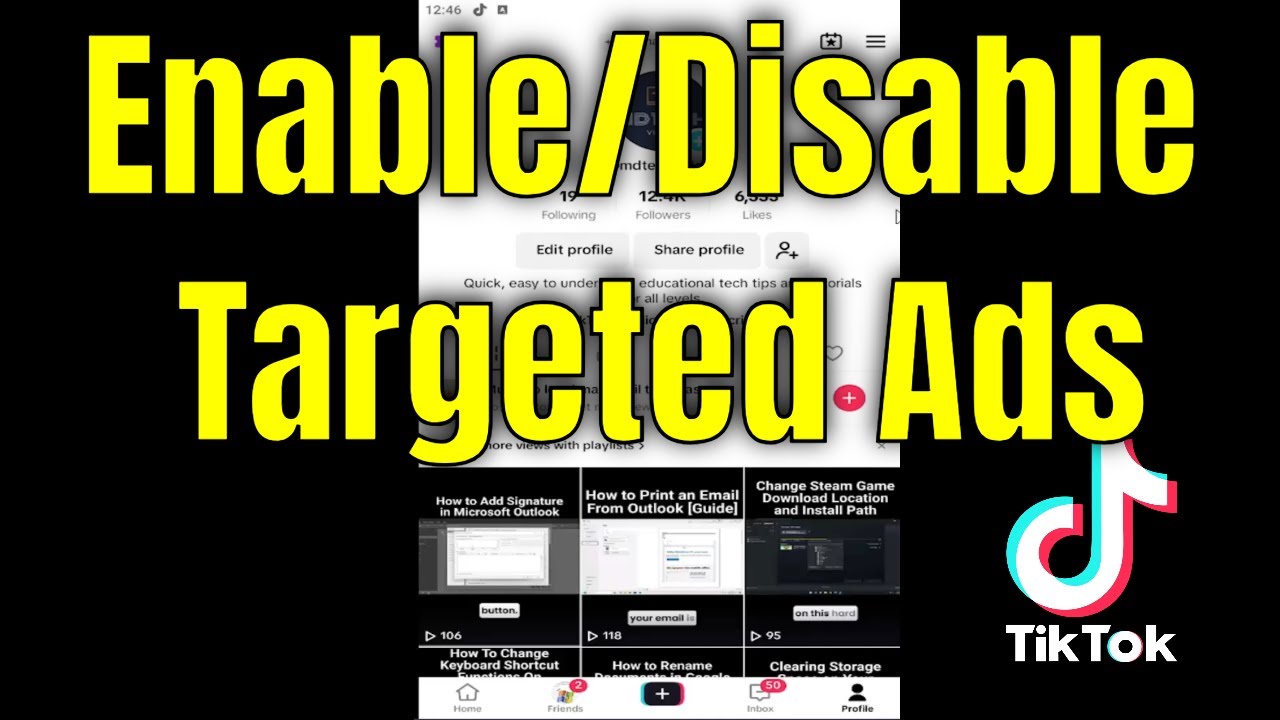 How To Enable/Disable Targeted Ads on TikTok [Guide] - YouTube