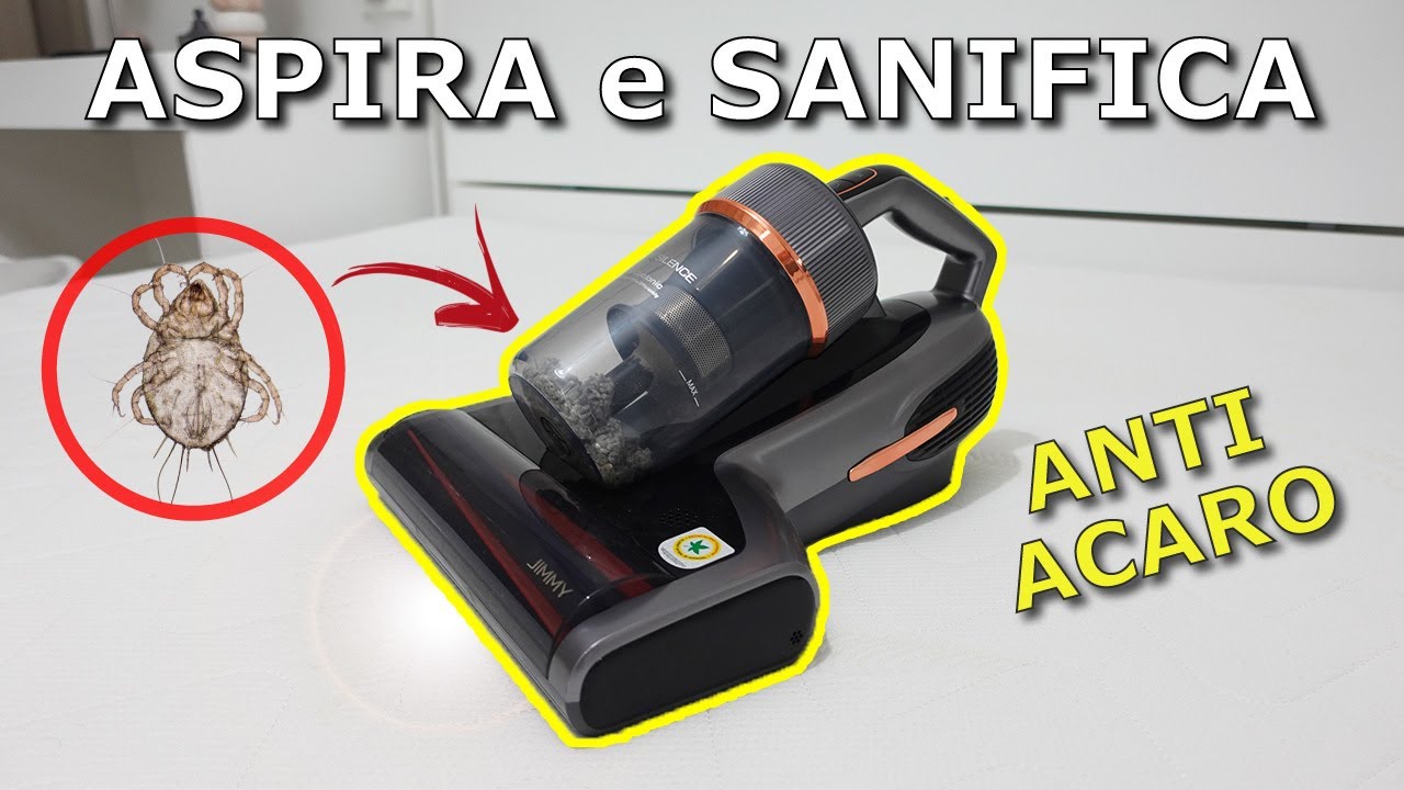 MAI PIÙ POLVERE e ACARI su LETTI e DIVANI! Test Jimmy BX7 Pro: il ...
