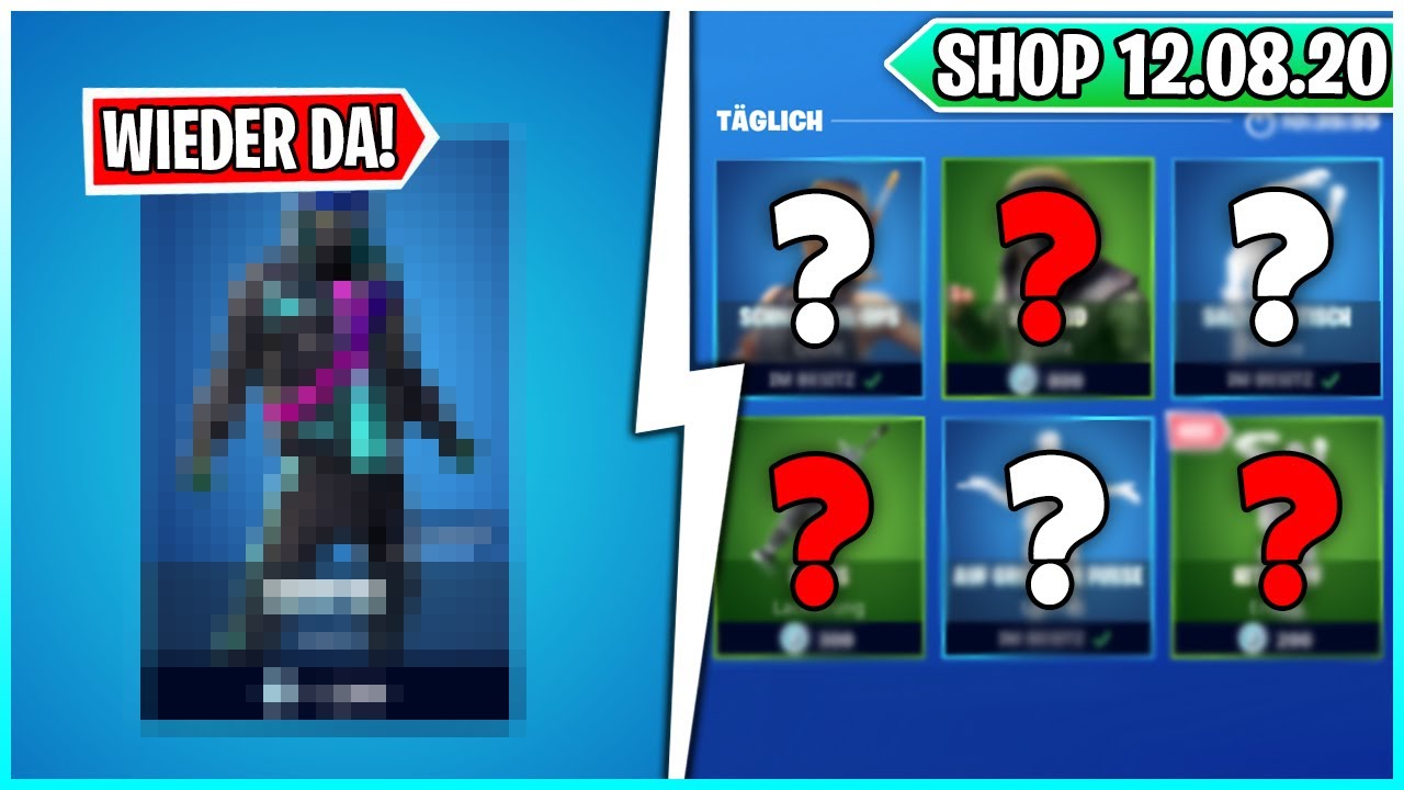 🧐 KRYPTO IST WIEDER DA! 🛒 Heute im Fortnite Shop vom 12.8 - YouTube
