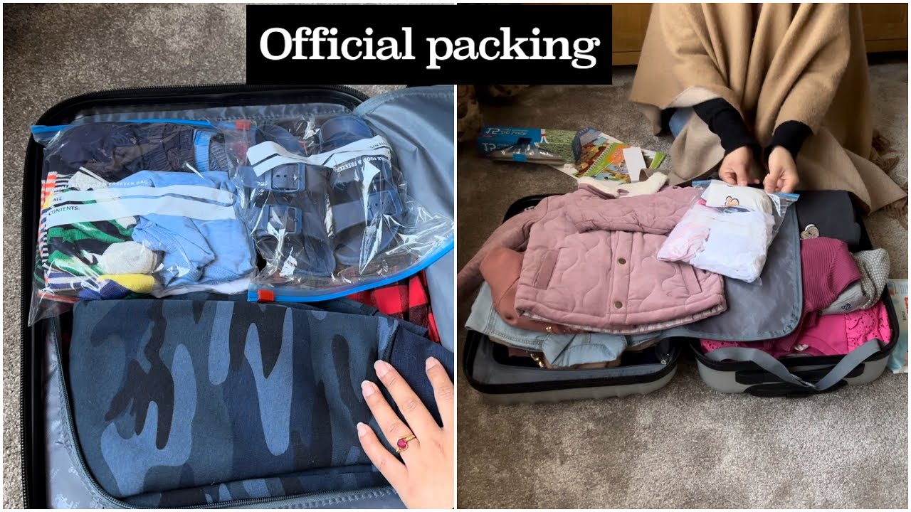 Holidays packing for Toddlers | How to pack for kids | Tips - YouTube