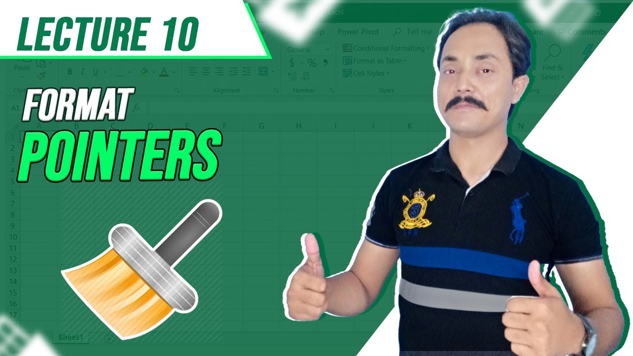 MS EXCEL TOO EASY How To Use Format Pointer In Excel In Urdu Lesson MS EXCEL TOO EASY How To Use Format Pointer In Excel In Urdu Lesson