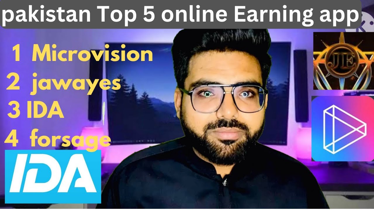 Pakistan Top 5 online Earning App |Microvision | JawaEye | IDA App ...