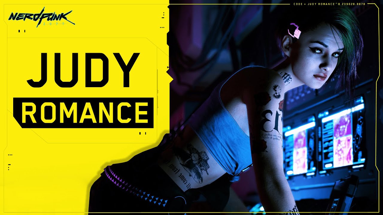 Cyberpunk 2077 Judy Romance - Complete / All Scenes [4K HDR] - YouTube