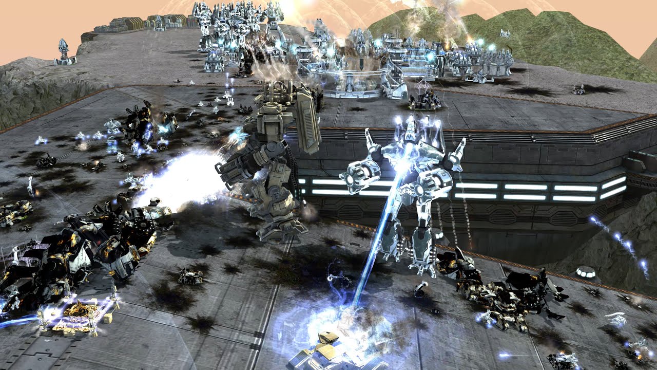 Aeon vs UEF - AI vs AI - 4K Quality - Supreme Commander 2 - YouTube