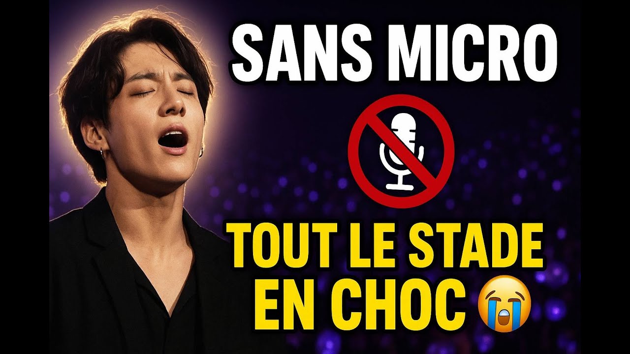 Jungkook chante SANS MICRO et tout le stade se tait... Ce qui s'est ...