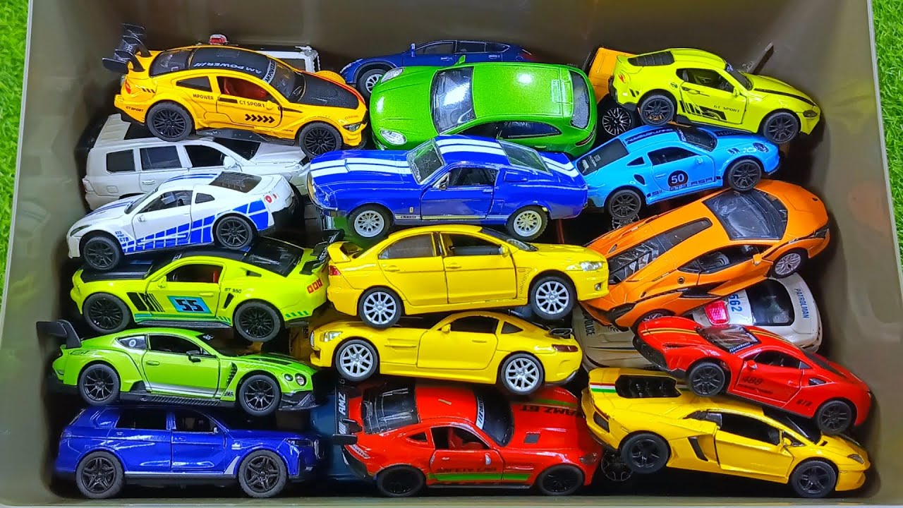 Box Full of Model Cars - Mazda, Miniature toy car model, Lamborghini ...