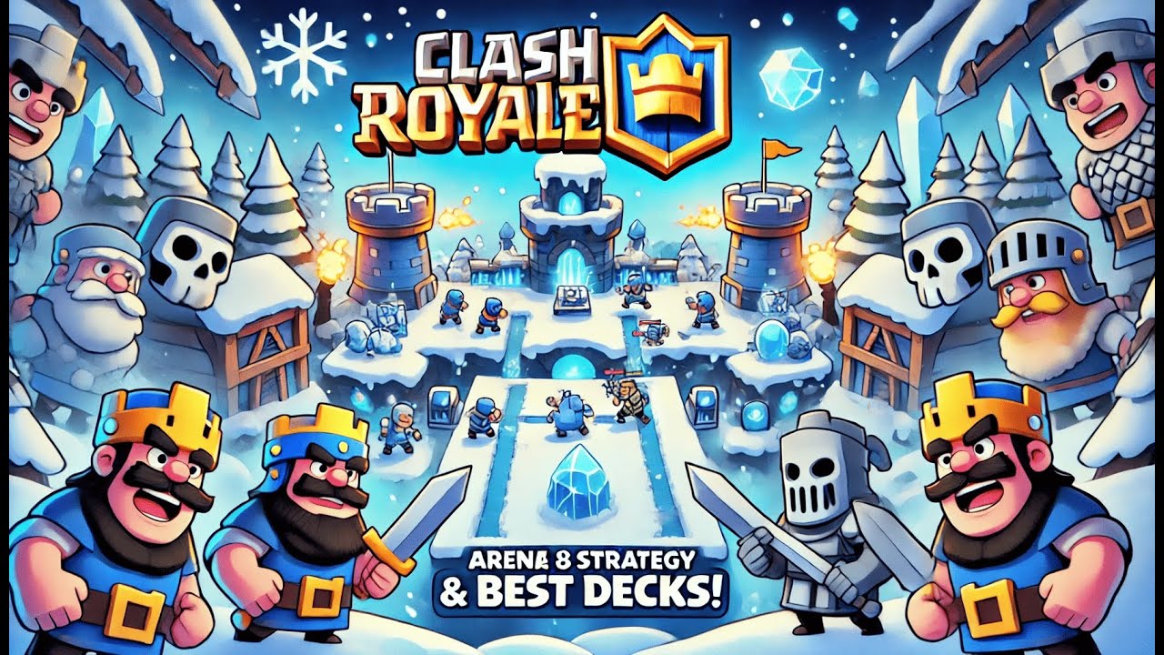 Best Arena 8 Decks in Clash Royale ️ Battles, Pro Tips & Top Cards ...