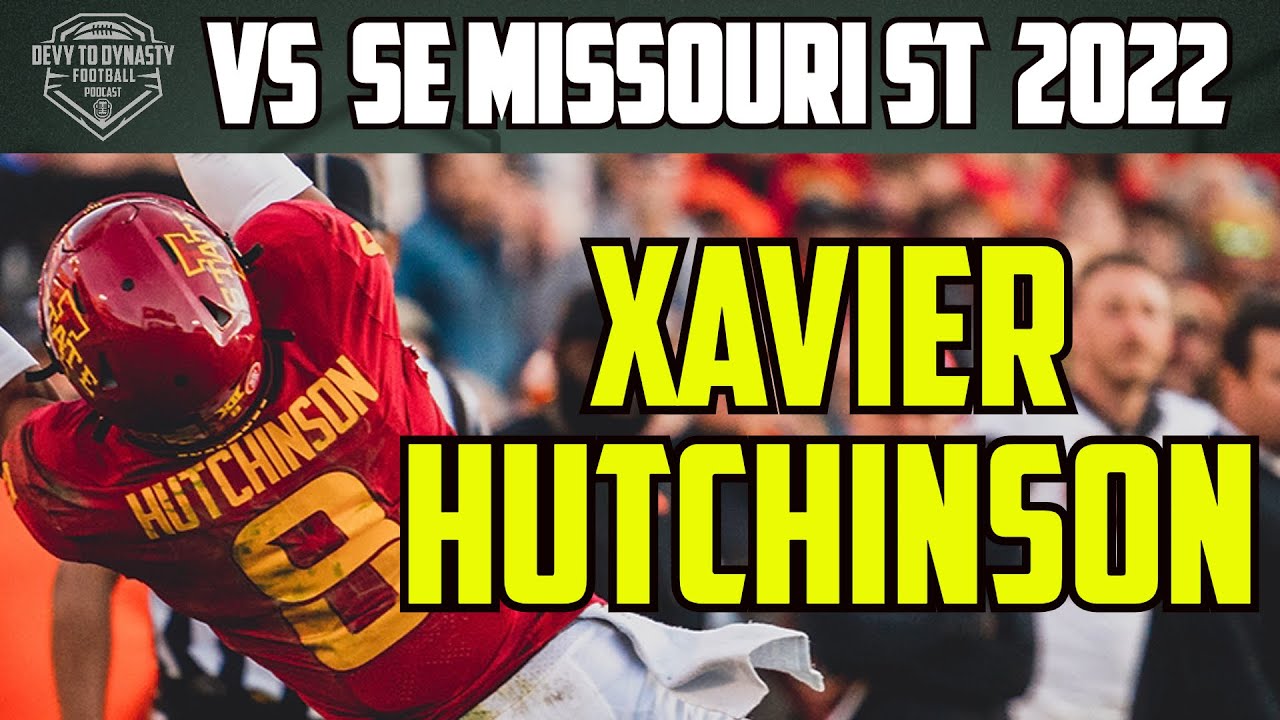 Iowa State WR Xavier Hutchinson vs SEMO 2022 - YouTube