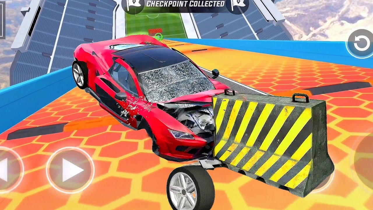 Crashing Car Simulator Game Total Wreckage! 🤯🚗 Android Gameplay Level 1 ...
