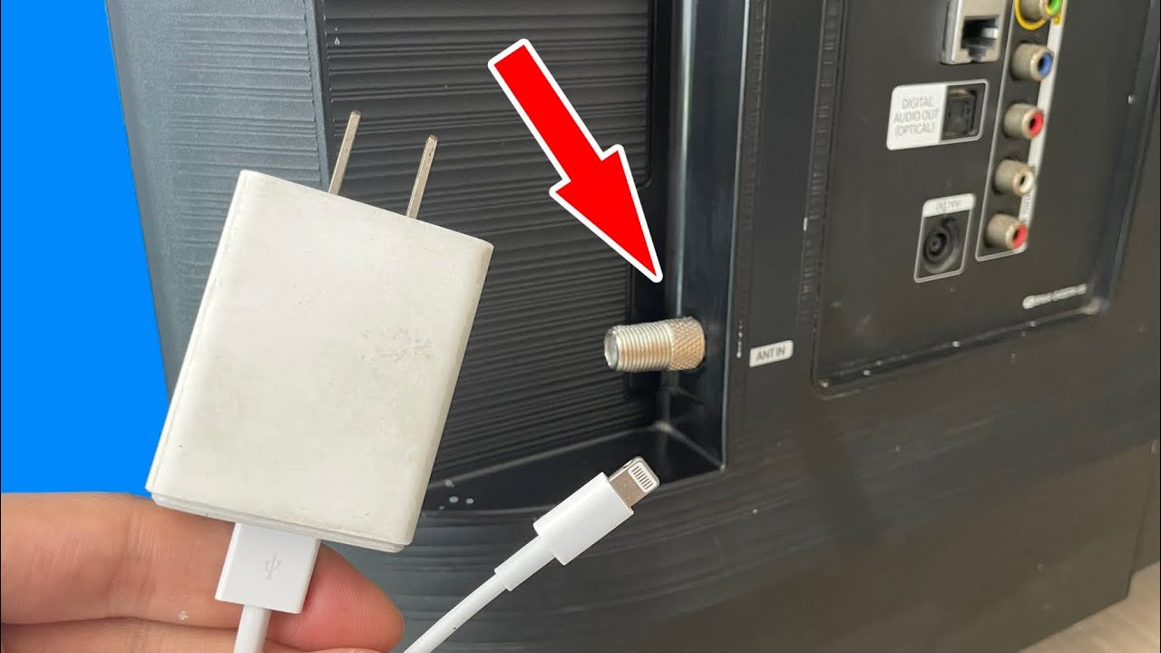 Just insert the CHARGER into your TV and all the channels in the world ...