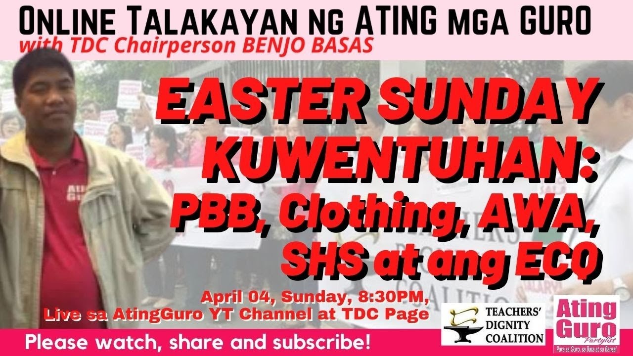 EASTER SUNDAY KUWENTUHAN: PBB, Clothing, AWA, SHS at ang ECQ - YouTube