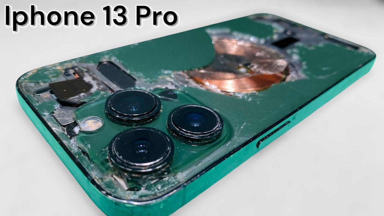iphone 13 Pro Back Glass Replace And Repair iphone 13 ProMax - YouTube