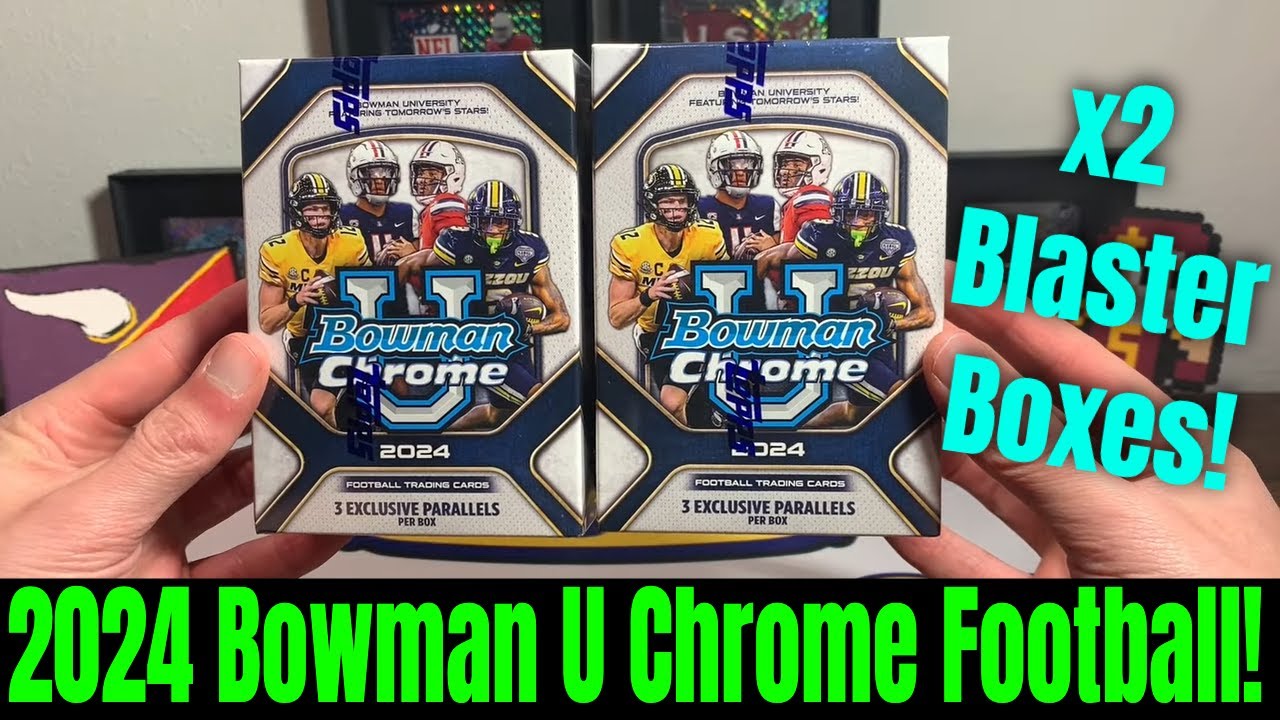 Finally Opening My 2024 Bowman U Chrome Football Blaster Boxes! $25 Per ...