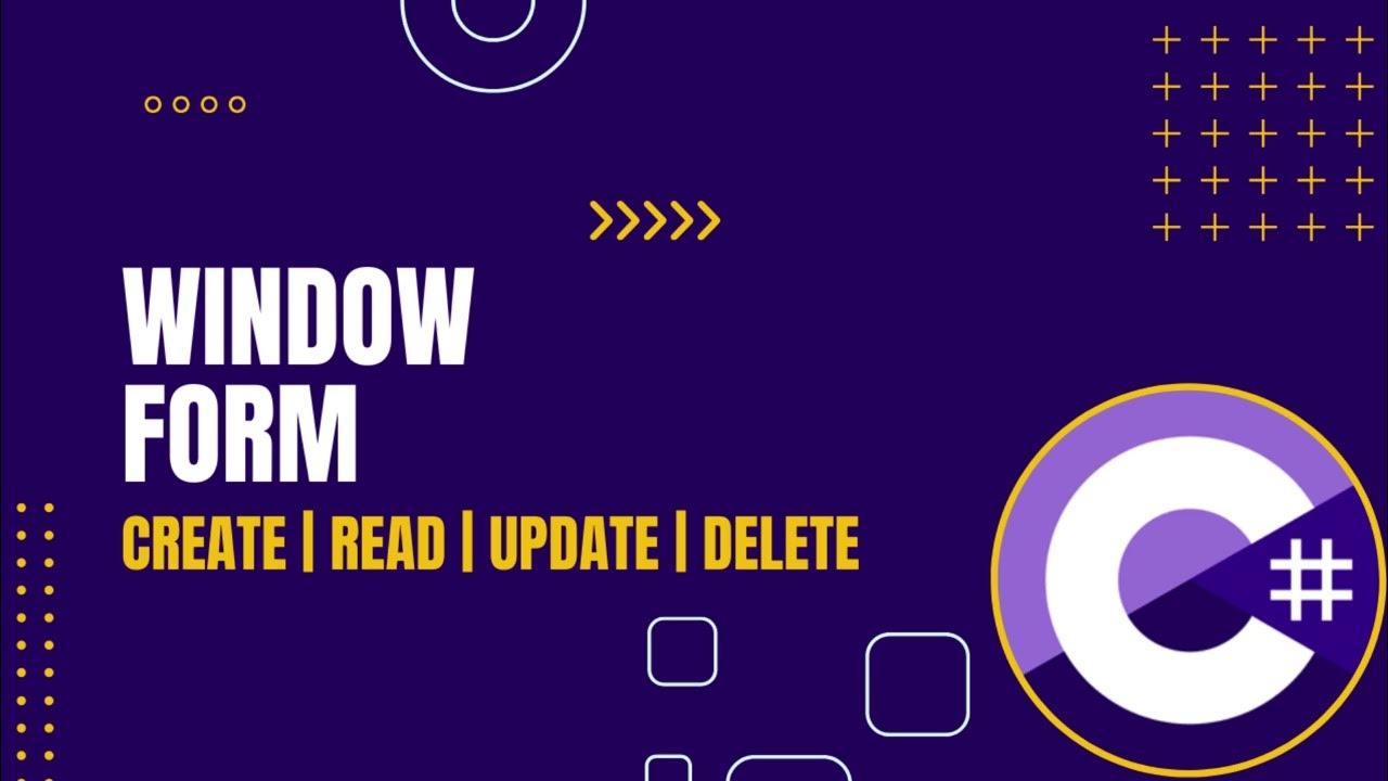 Windows Forms CRUD Tutorial | Step-by-Step: Read Functionality. - YouTube