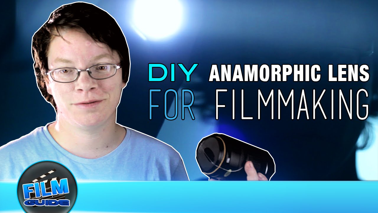 DIY Anamorphic Lens/Lens flares for Filmmaking - FILMGUIDE - YouTube