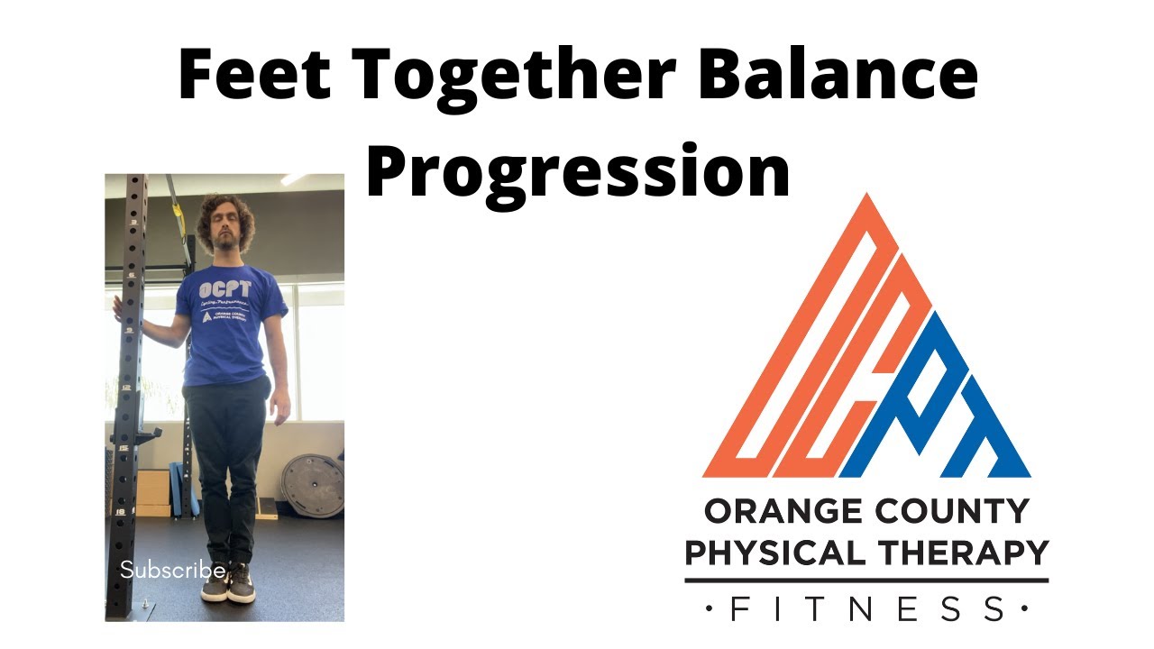 Feet Together Balance Progression - YouTube