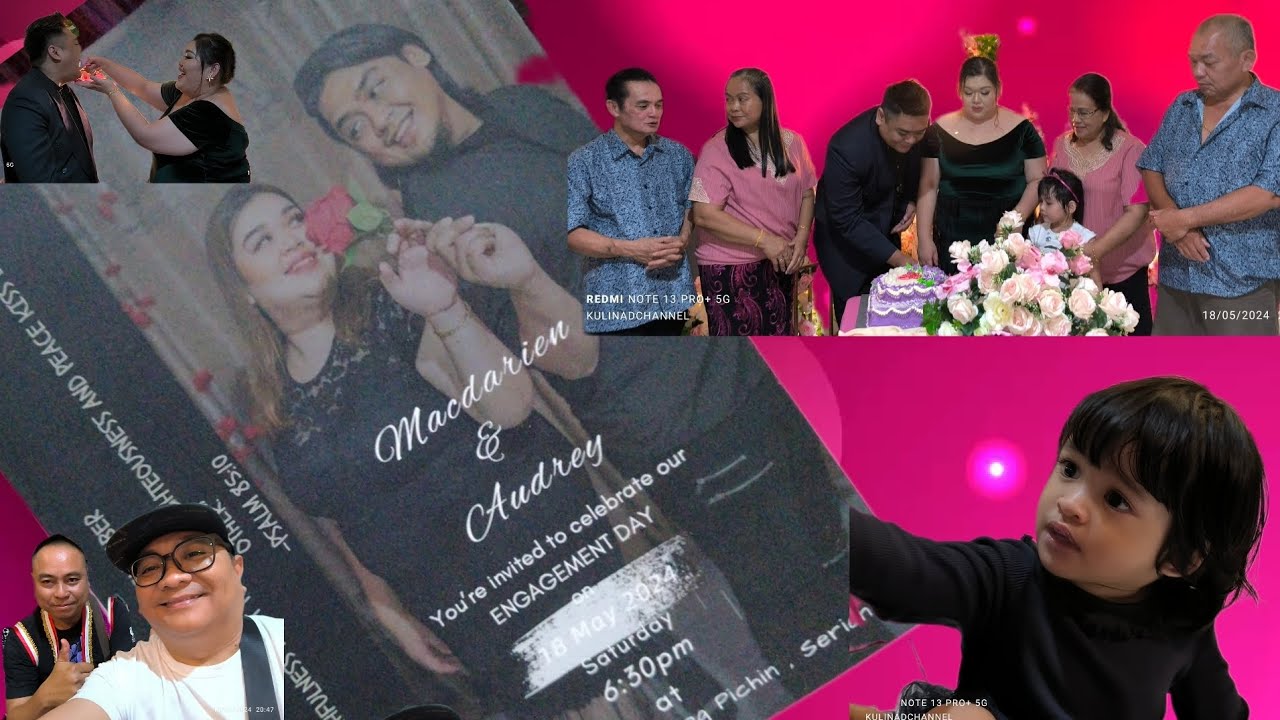 Kenangan Terindah Di Pertunangan MacDarien Dan Audrey / Kampung Pichin ...