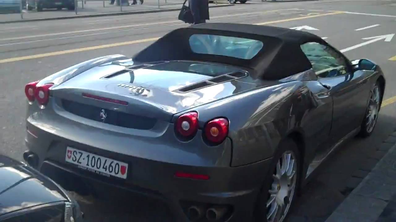 Gray Ferrari F430 Convertible, Silver Nissan GTR and Black Weissman GT ...