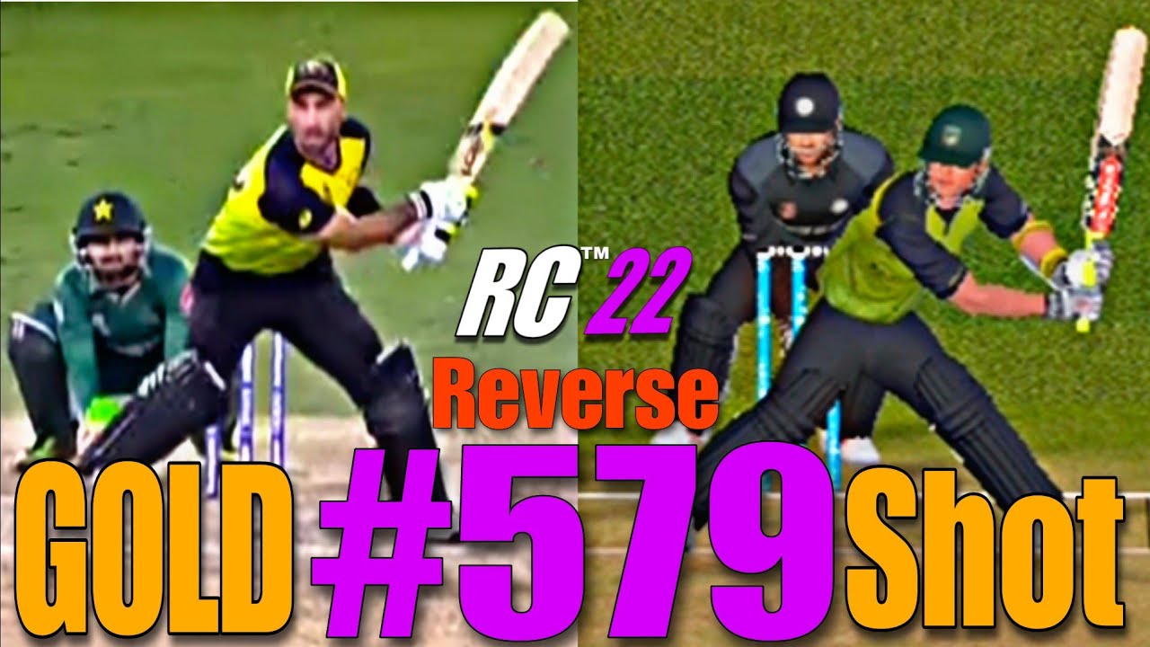 Real Cricket™ 22 Maxwell Reverse sweep Future Gold Stroke Shot #579 ...