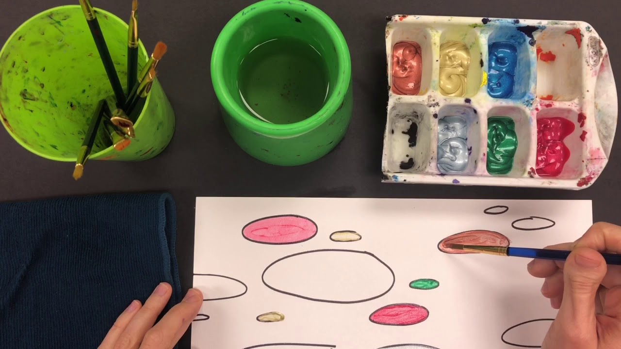 Metallic Tempera Paints - YouTube