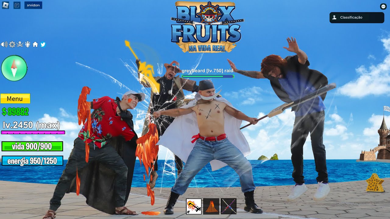 ROBLOX - BLOX FRUITS NA VIDA REAL 7 - YouTube