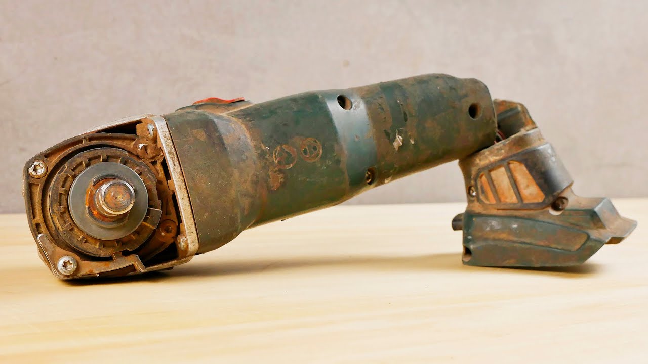 Cordless angle grinder Metabo WB 18 LTX Restoration and renovation ...