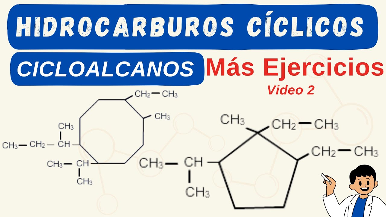 Cómo nombrar CICLOALCANOS (con FÓRMULA MOLECULAR) - YouTube