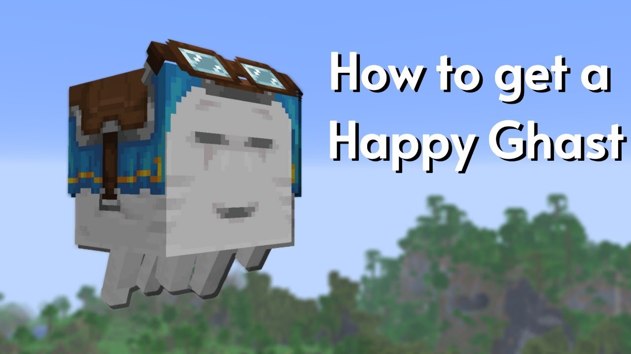 How to get the new Happy Ghast in Minecraft - YouTube