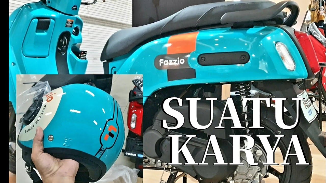 FAZZIO Hybrid Connected 125 Neo Warna CYAN | FAZZIO Paling POPULER ...