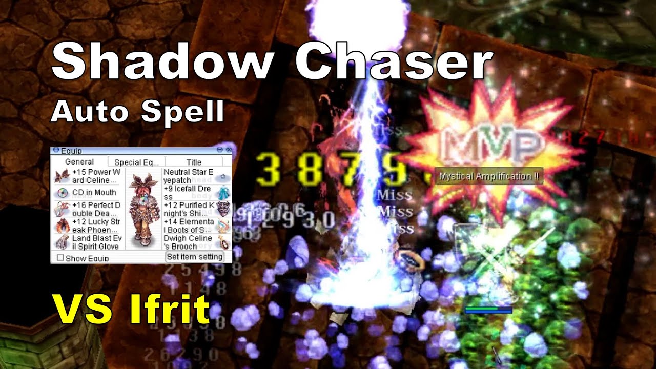 [BB iRO] Shadow Chaser Auto Spell - VS Ifrit - IRO Chaos - YouTube