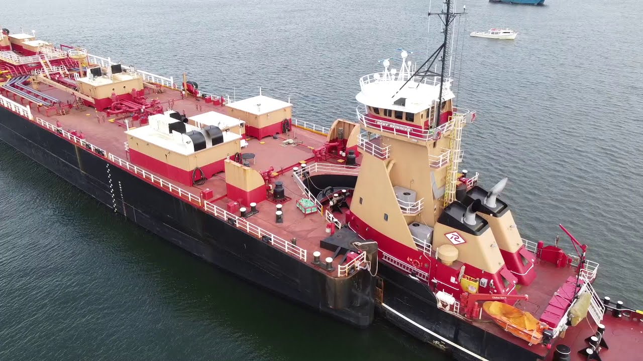 Shipspotting: Reinauer RTC-165 Tank Barge - Full HD 1080p - YouTube
