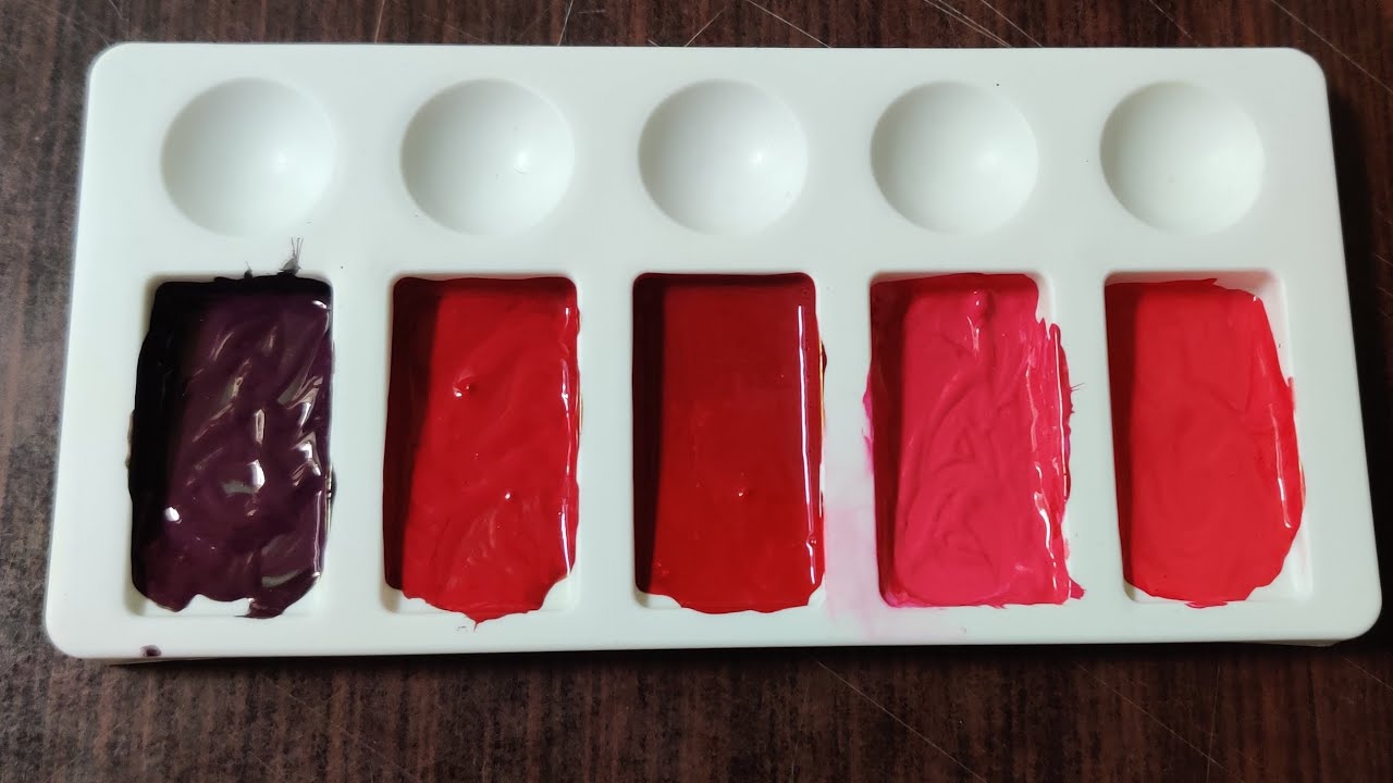 how to make plum and burgundy color palette| easy homemade painting ...