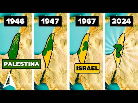 Así ha Cambiado el Mapa de Israel y Palestina Desde 1946 Hasta la Actualidad