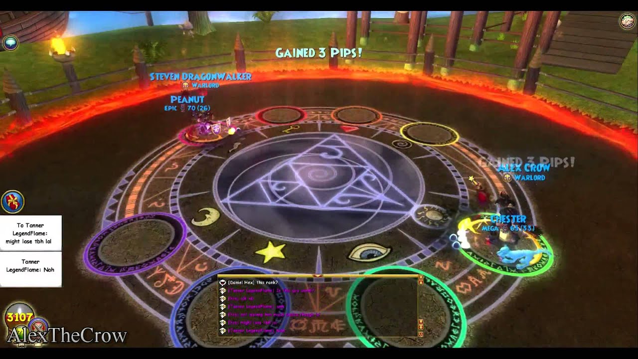 Wizard101: Ranked 1v1 Commentary - Alex Crow vs Steven DragonWalker ...