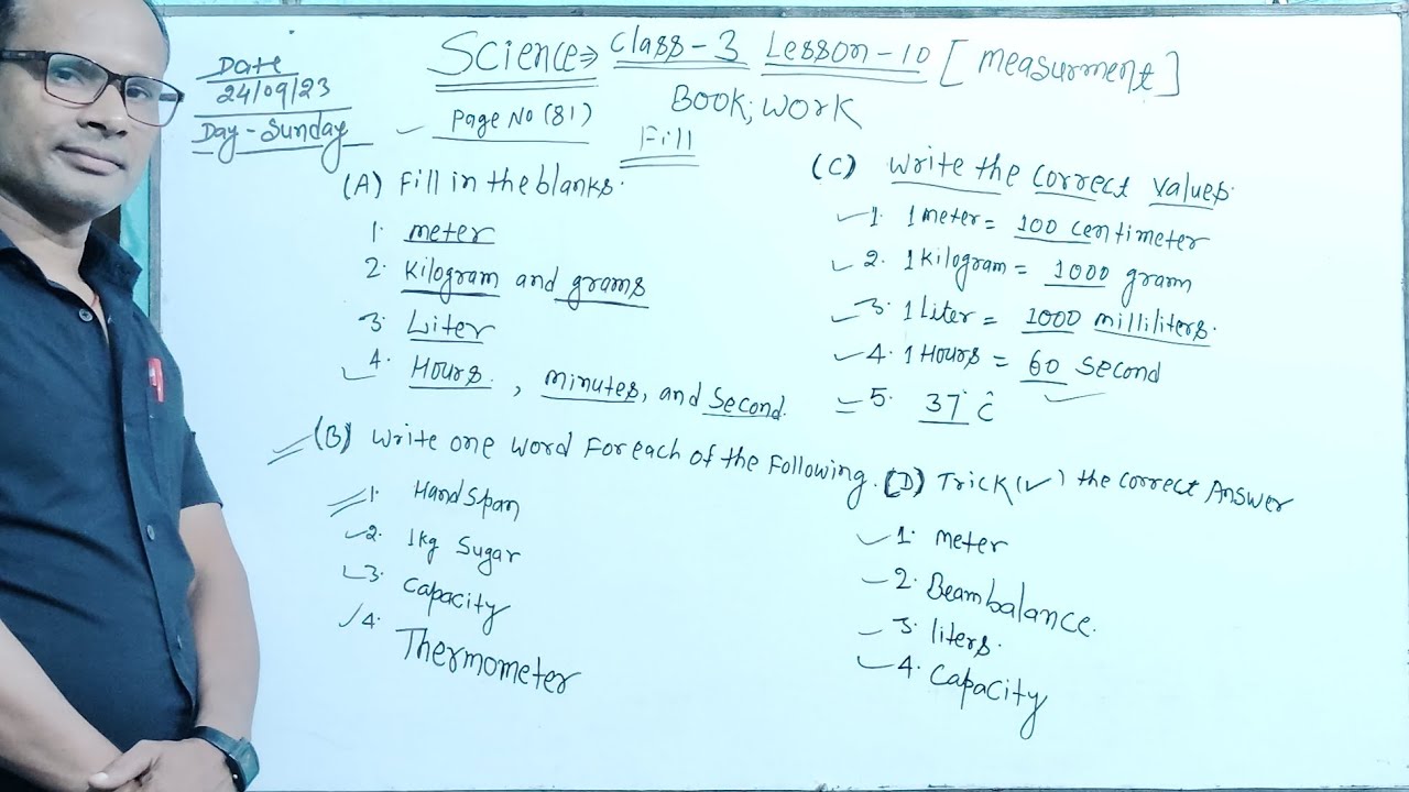 Class 3 book work in science, lesson 10 by Alok sir. ( Radiant Alok sir ...
