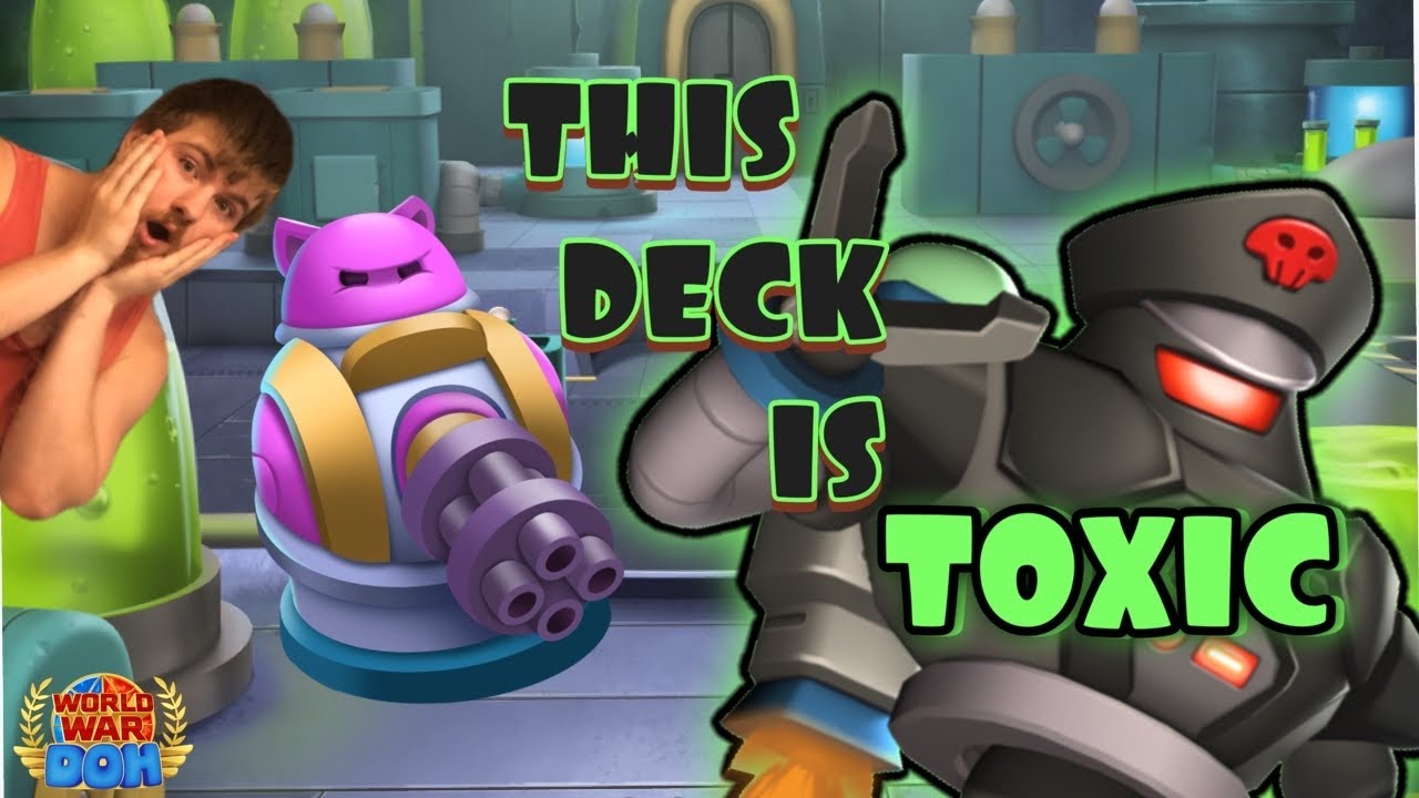 THIS DECK IS TOXIC! Hurt Bot Deck & Tips and Trick WORLD WAR DOH - YouTube