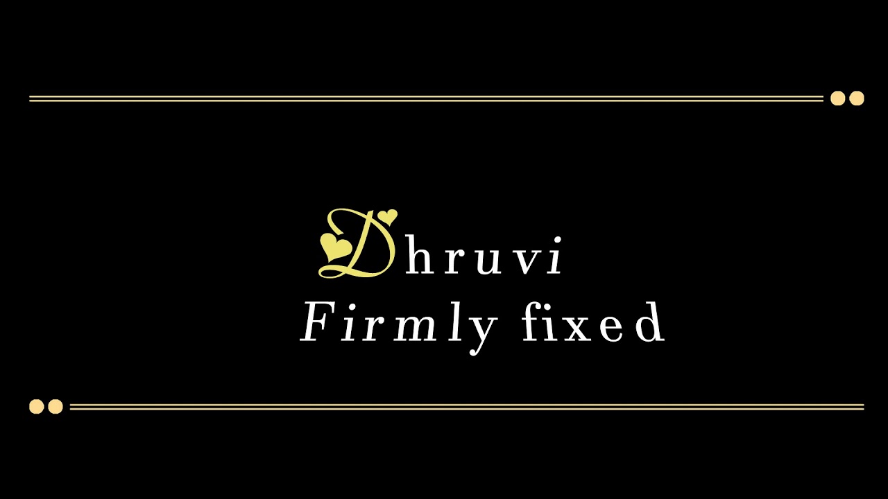 Dhruvi Name Meaning Free To Use - YouTube